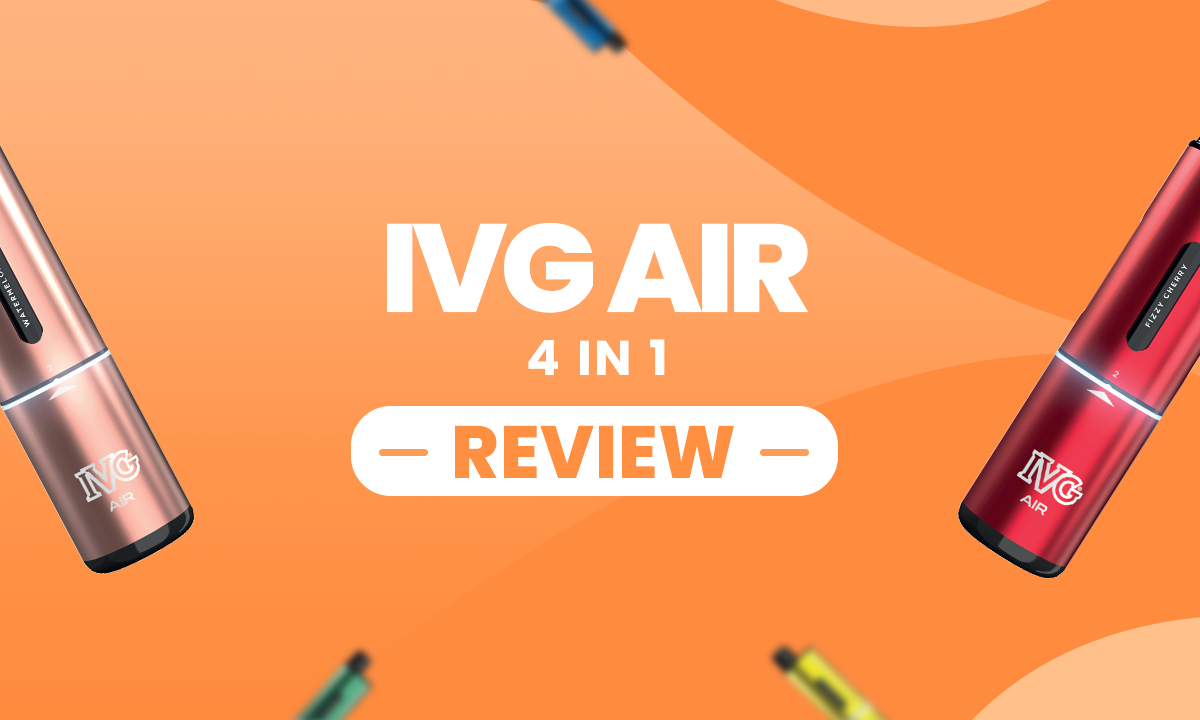 IVG Air 4 in 1 Review - Golden Vape UK - Shop Now