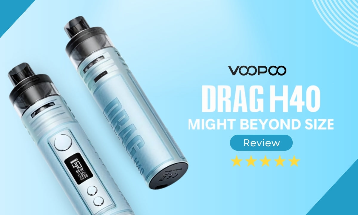 Voopoo DRAG H40 Vape Kit Review - Golden Vape