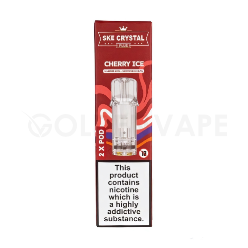 Cherry Ice Crystal Plus Prefilled Pods by SKE - (2 x 2ml)-20mg - Golden ...