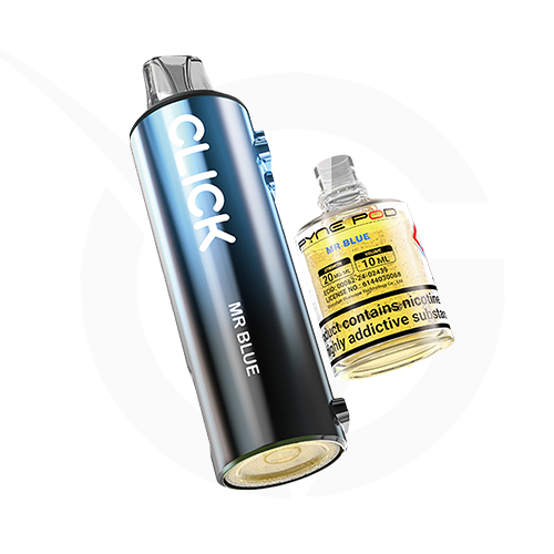 Pyne Pod Click 10000 Mr. Blue Pod & Bottle