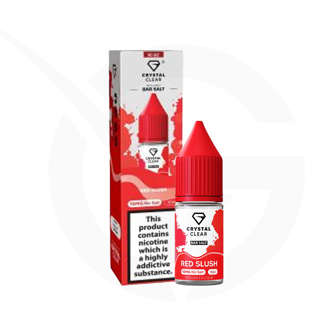Red Slush 10ml Nic Salt E-Liquid By Crystal Clear