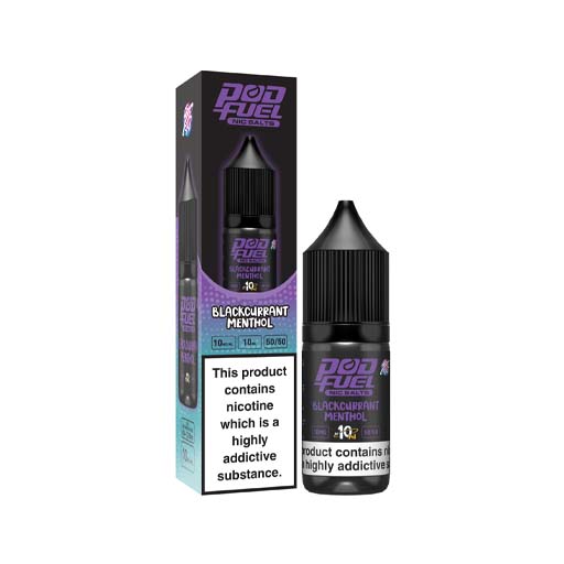 Black Currant Menthol 10ml Nic Salt E-Liquid By Pod Fuel - Golden Vape