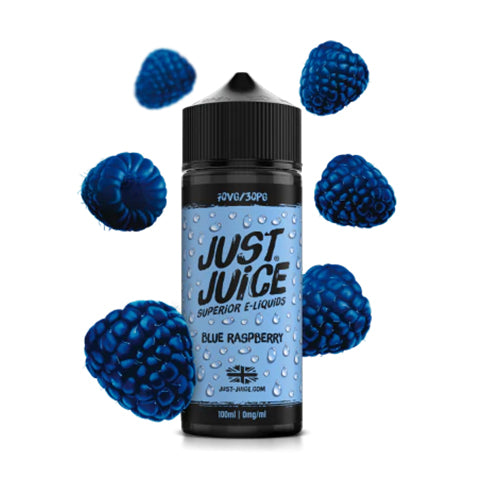 Blue Rasberry 100ml Shortfill E-liquid by Just Juice - Golden Vape