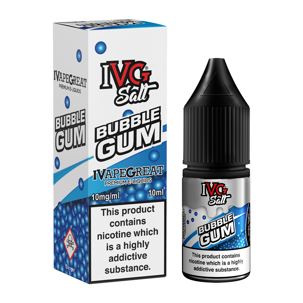 Bubblegum 10ml Nicotine E-Liquid by IVG - Golden Vape
