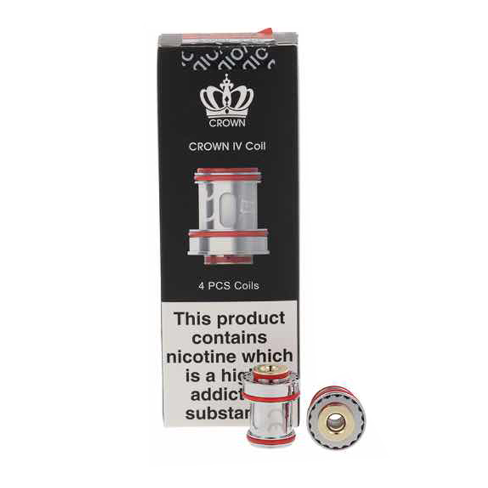 Uwell Crown 4 Coils - 4 Pack - Golden Vape