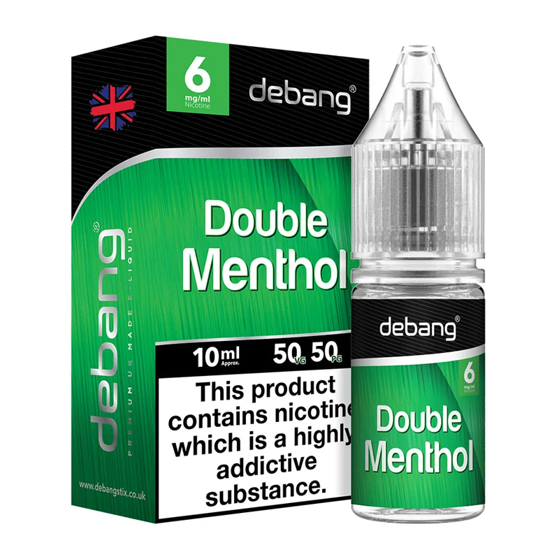Double Menthol 10ml E-Liquid By Debang - Golden Vape
