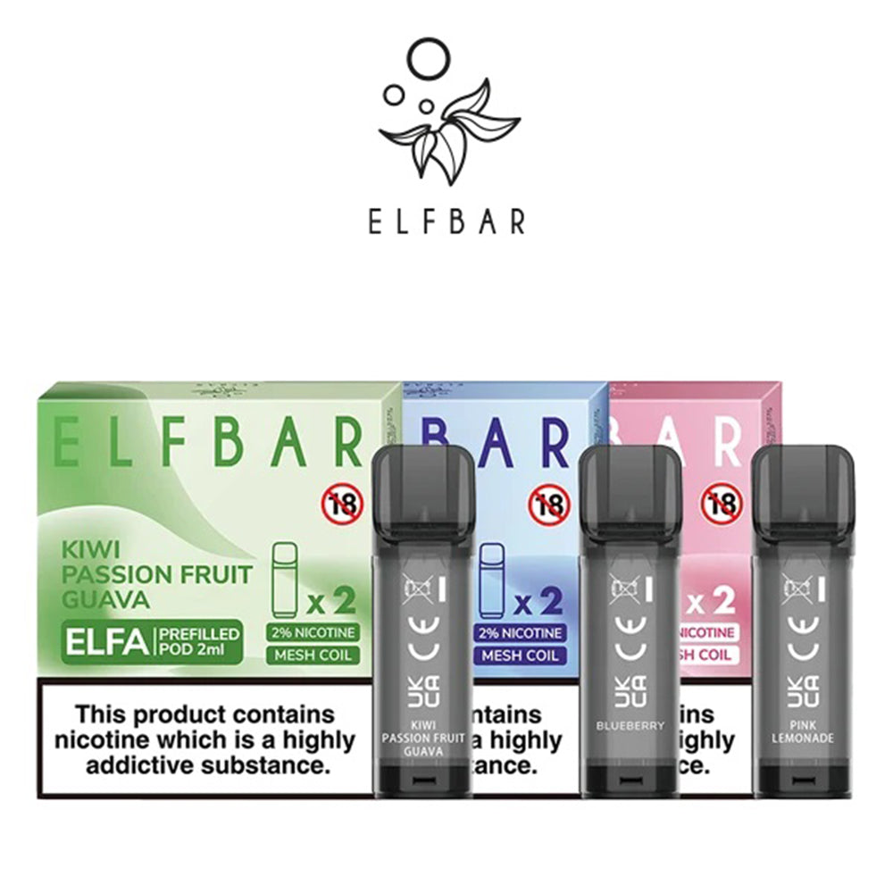 Elf Bar ELFA Pre-filled E Liquid Pods - Pack of 2 - Golden Vape