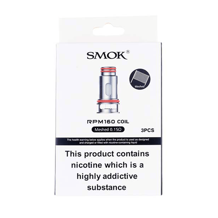 SMOK RPM160 Replacemen Coils - 3 Pack - Golden Vape