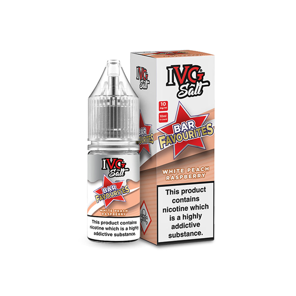 IVG Bar Favourites White Peach Raspberry 10ml Nicotine E-Liquid by IVG ...
