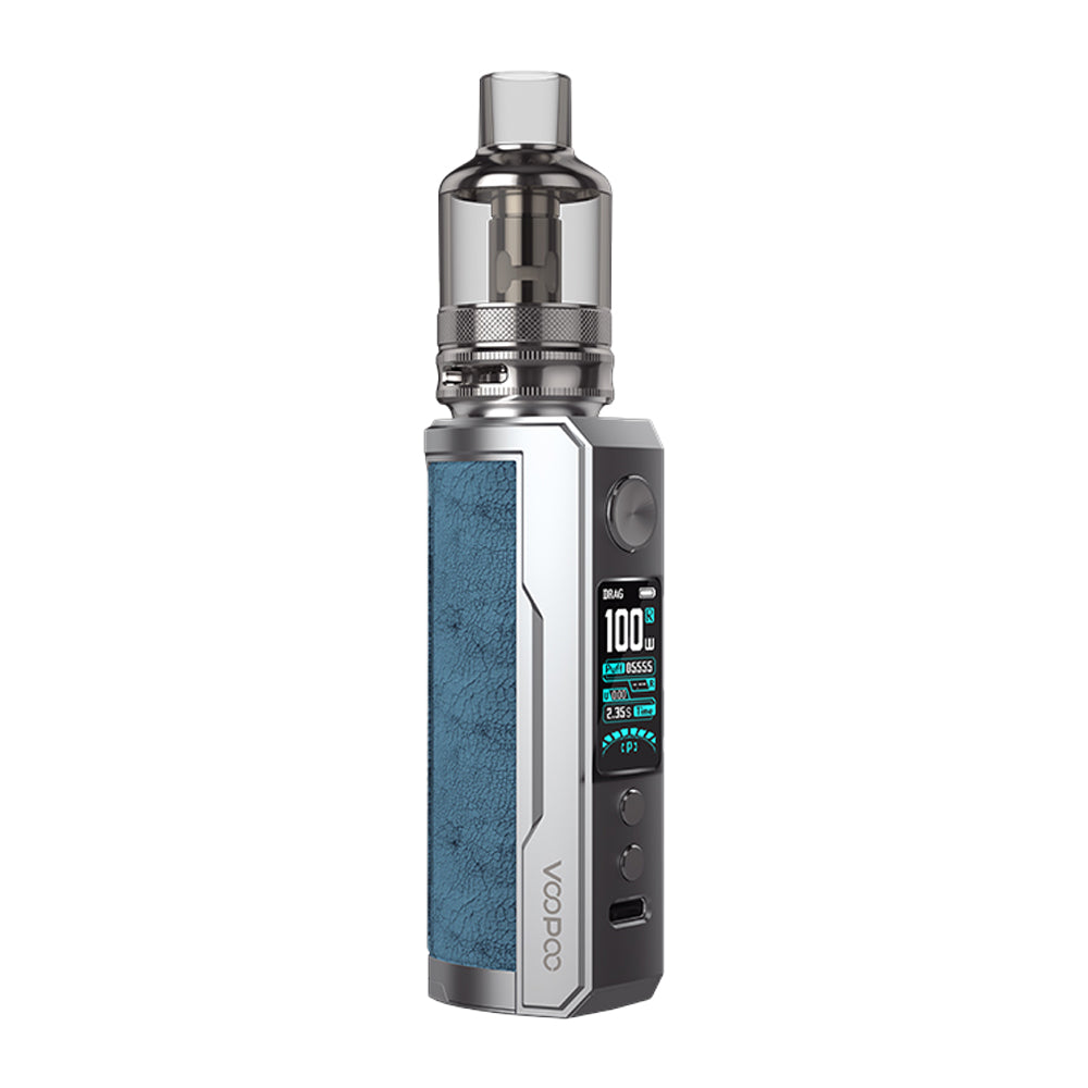 VooPoo Drag X Plus 100W Pod Mod Kit - Prussia Blue - Golden Vape